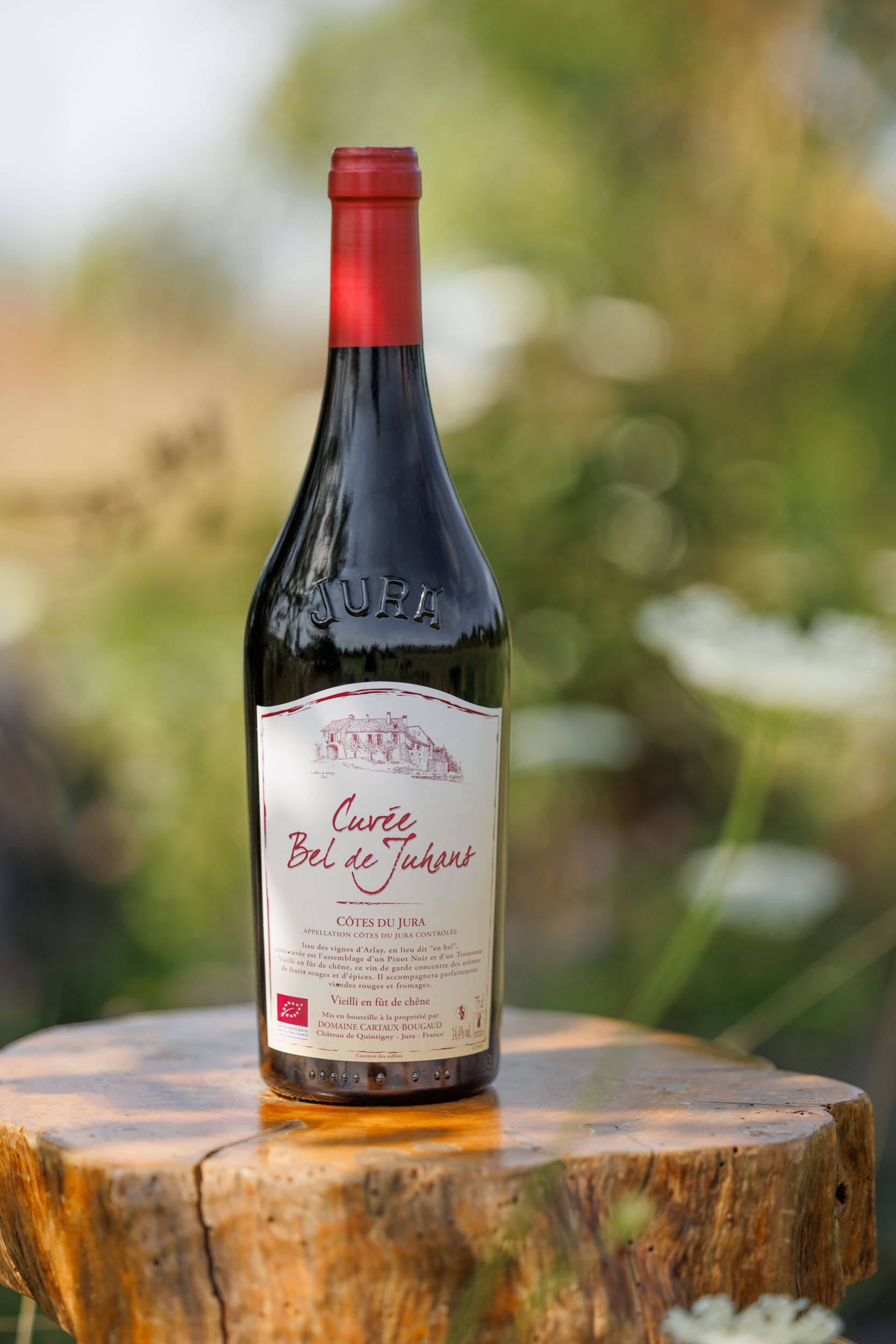Vin rouge du Jura - cuvée Bel de Juhans - Domaine Cartaux Bougaud