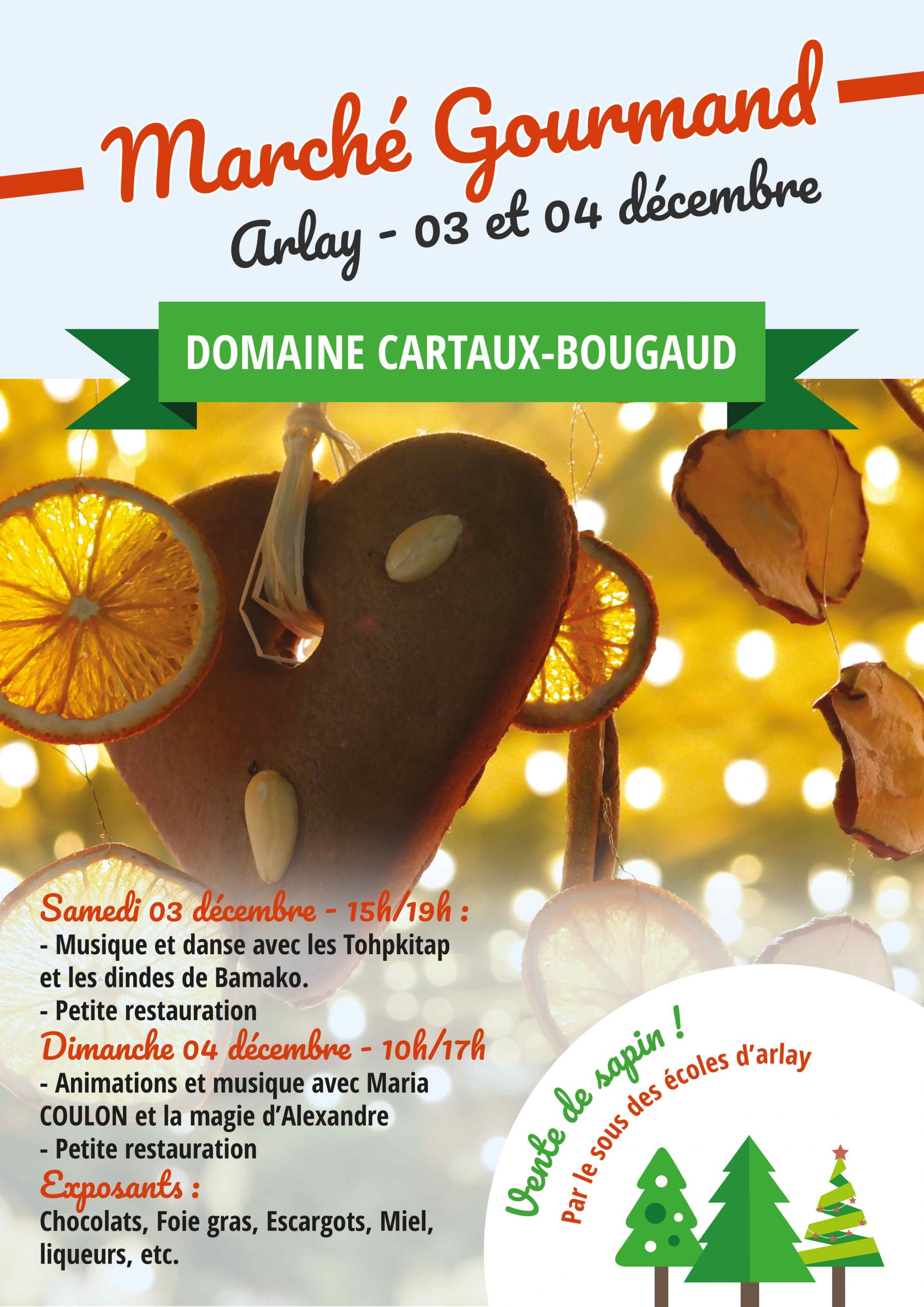 3 et 4 décembre : marché gourmand au domaine - Domaine Cartaux Bougaud